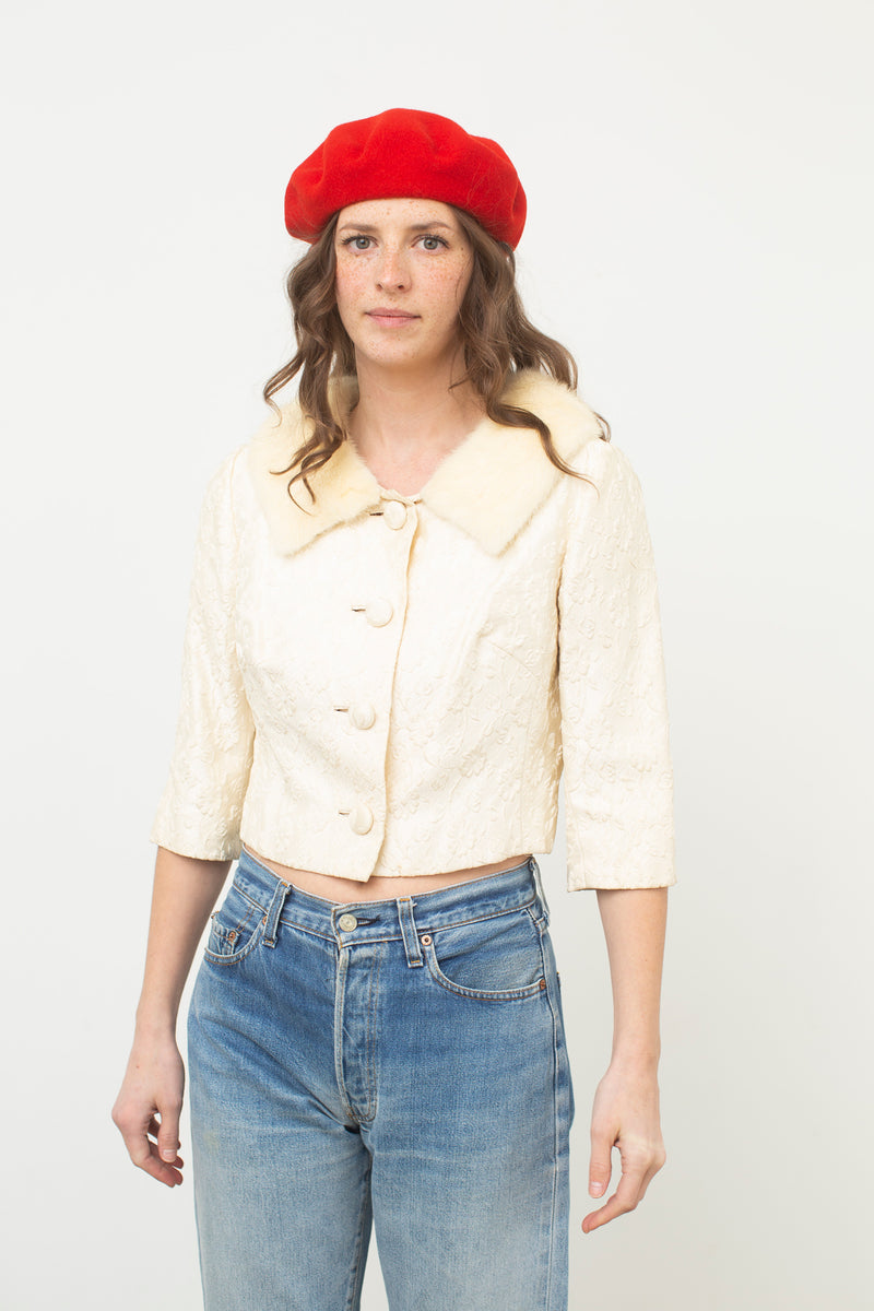 Baroque Floral Cropped Jacket – Preservation